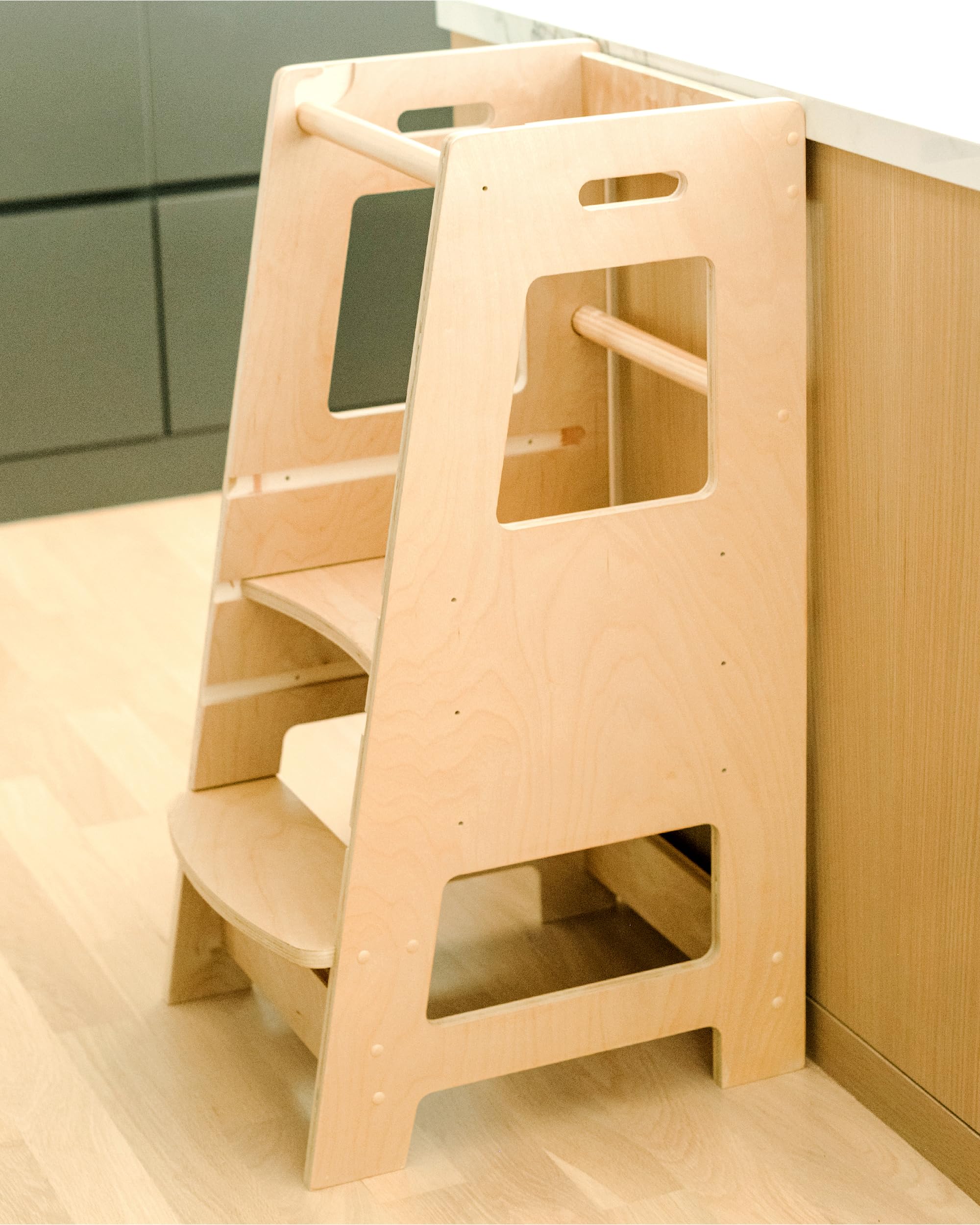 Mua KidzWerks Child Standing Tower Kids Kitchen Step Stool Toddler Wood ...