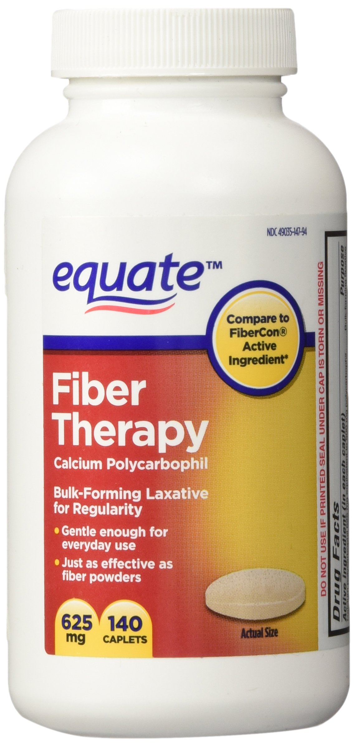 Mua Fiber Laxative Fiber Therapy For Regularity Caplets, 140-Count ...
