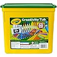Amazon.com: Crayola Creativity Tub, Arts and Crafts, Over 80 Tools ...