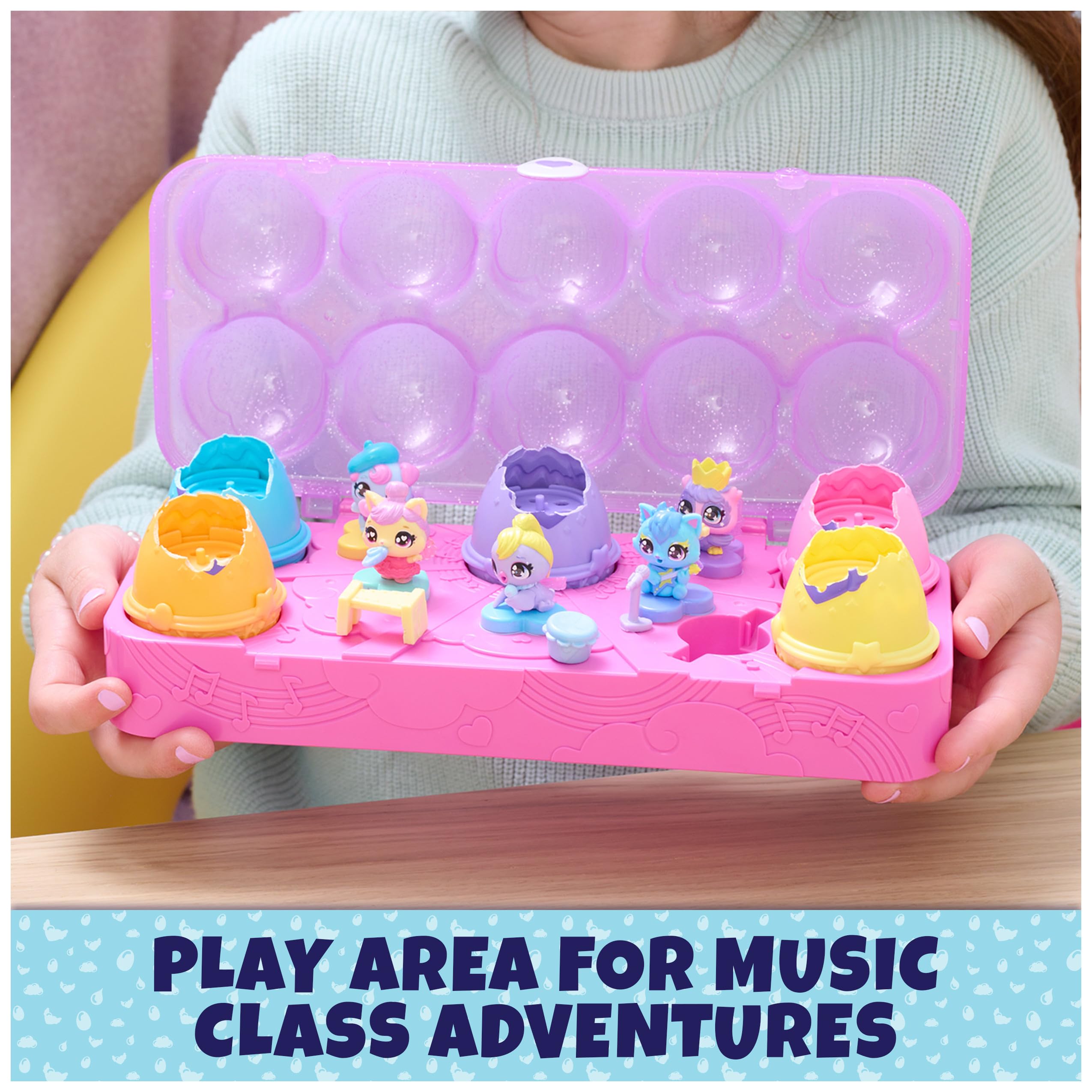 Mua Alive, Egg Carton Toy with 5 Mini Figures in Self-Hatching Eggs, 11 ...
