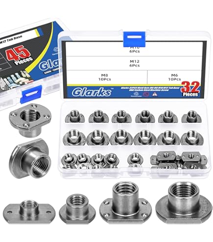 Weld Tab Weld Nut, Round Base Style, Steel Weld Nut 1/4-20 Tab Base St ...