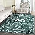 Amazon.com: Mathematics Classroom Decor Floor Mat Pattern School Board ...