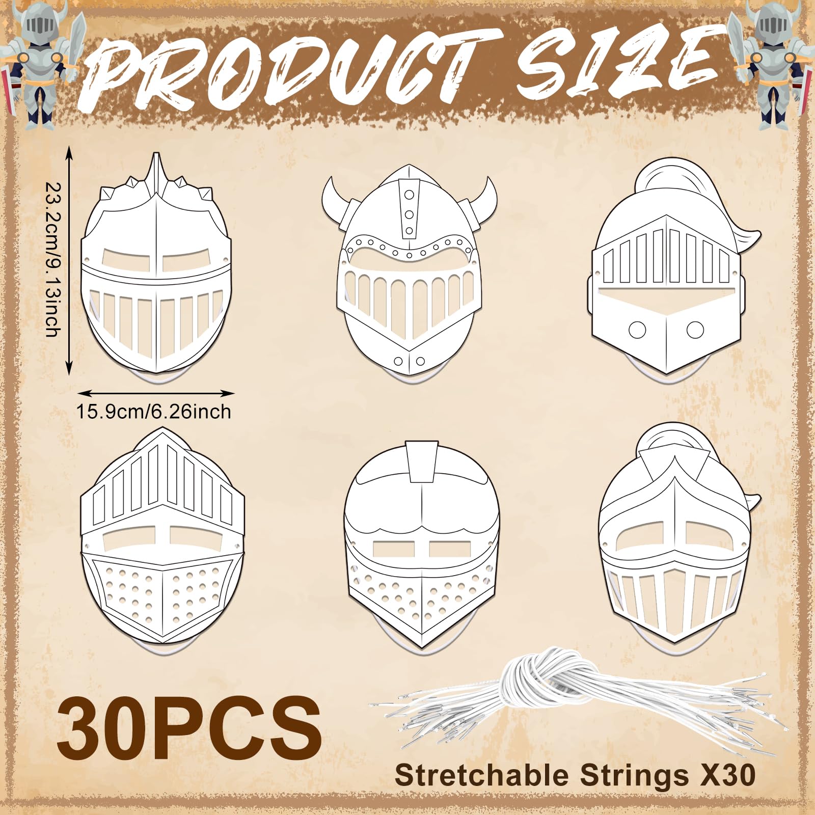 Mua 30 Pcs Helmet of Salvation Craft for Kids Bible Crafts DIY Shield ...