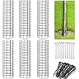 Amazon.com : Yowlieu Metal Tree Trunk Protectors, 6 Pack Plant Guard ...