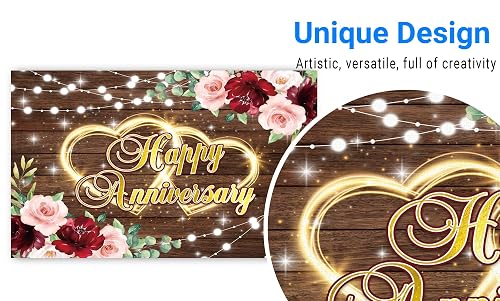 Rustic Happy Anniversary
