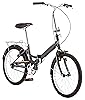 Schwinn Hinge Adult Folding Bike, 20-inch Wheels, Rear Carry Rack ...