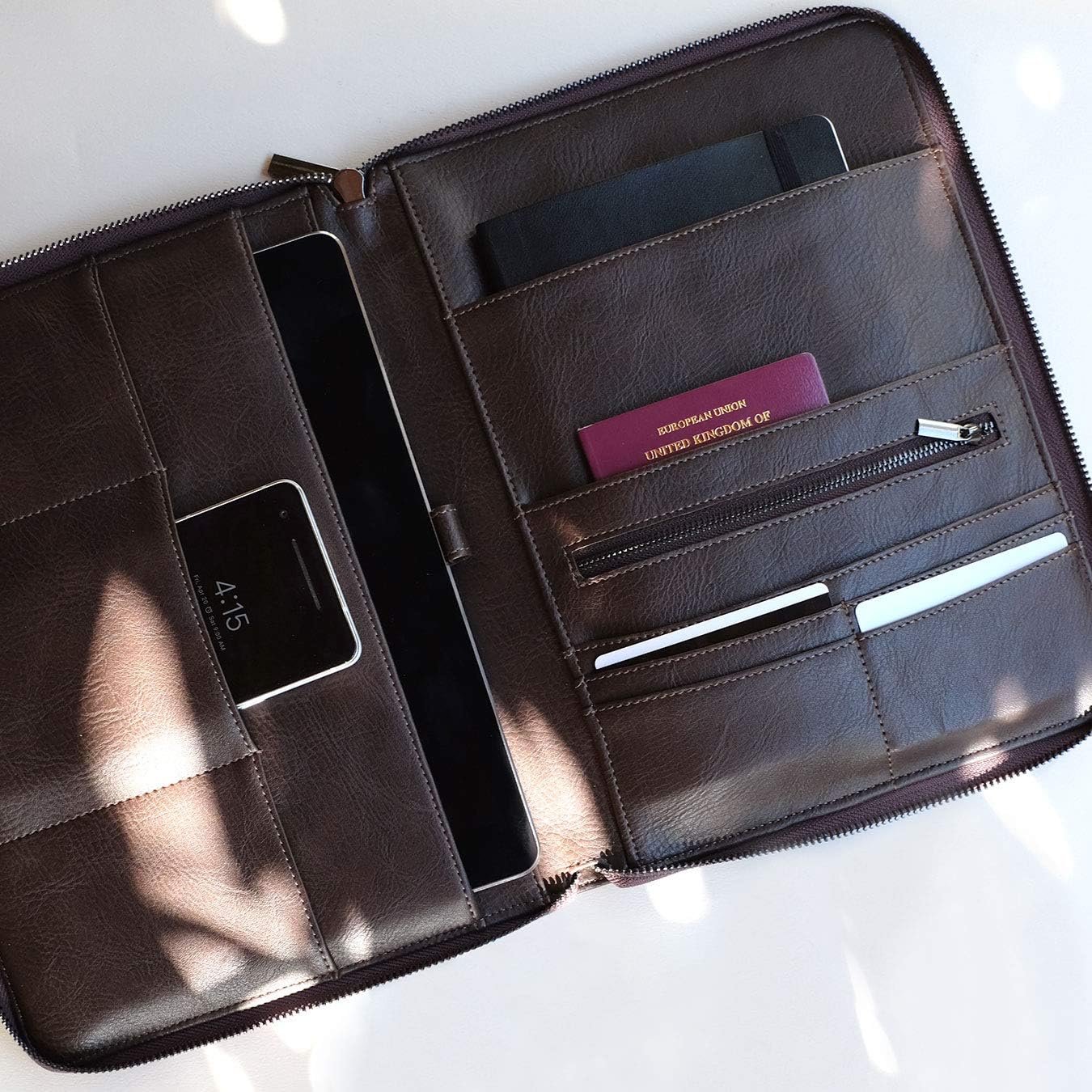 Stackers Mens Brown Tech Portfolio – BigaMart