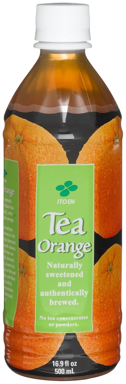 Amazon.com : Ito En Teas' Tea Orange, 16.9-Ounce Bottles (Pack of 12 ...