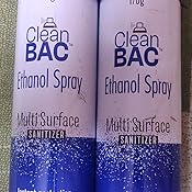 CleanBAC Multi-Purpose Disinfectant Spray For Hard & Soft Surfaces- 170 ...