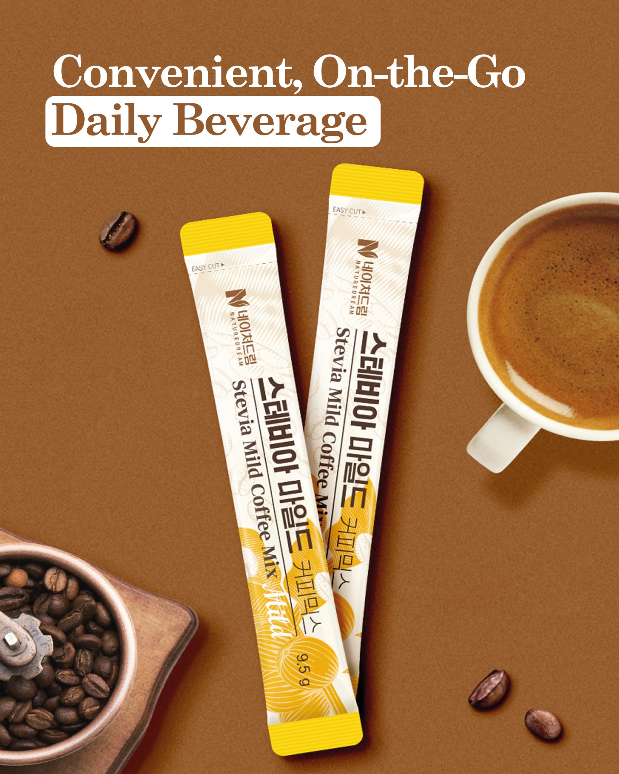 Mua Zero Sugar Stevia Coffee Mix (30 Sticks) - Single Serve Portable ...
