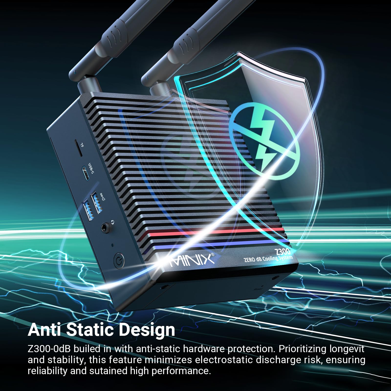 Mua MINIX Fanless Windows 11 Pro Mini PC, Intel 12th Gen N300, NEO Z300-0dB 16GB DDR4, 512GB M.2 ...