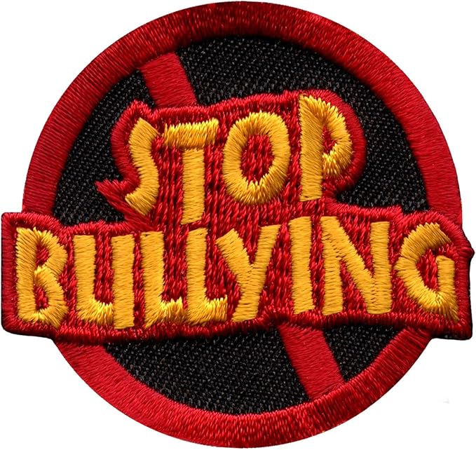Amazon.com: Stop Bullying Embroidered Iron On Patch: Clothing