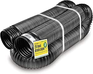 Amazon.com : Flex-Drain 51310 Flexible/Expandable Landscaping Drain ...