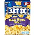 Amazon.com: ACT II Movie Theater Butter Microwave Popcorn Bags, 6-Count ...