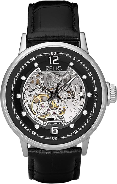 Relic Men's ZR77224 Analog Display Analog Quartz Black Watch: Amazon.ca ...