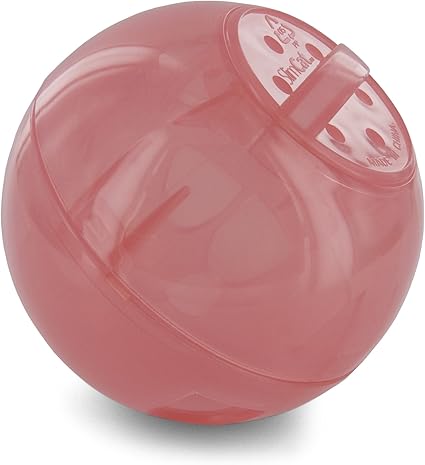 PetSafe SlimCat Food-Dispensing Cat Toy Pink, Treat Toy, Interactive ...