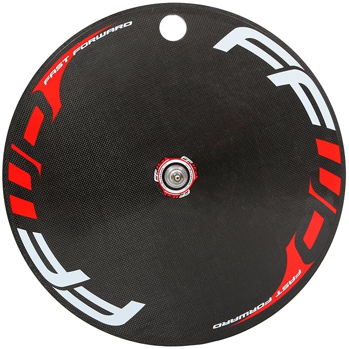 Amazon.com : FFWD Tubular Front Track Disc Wheel 700c Red : Sports ...