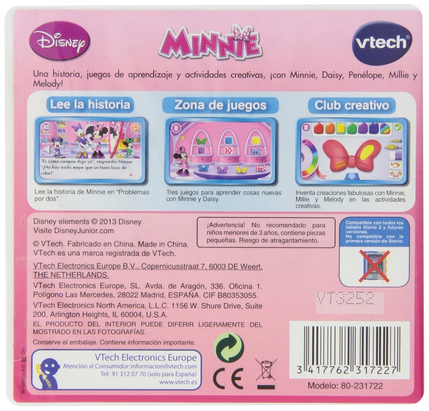 VTech Planes Juego para Tablet Educativo 3480-231822 Storio Accesorios ...