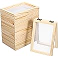 Amazon.com: DECHOUS 10Pcs Wooden Paper Making Frame: 5''x7'' Paper ...