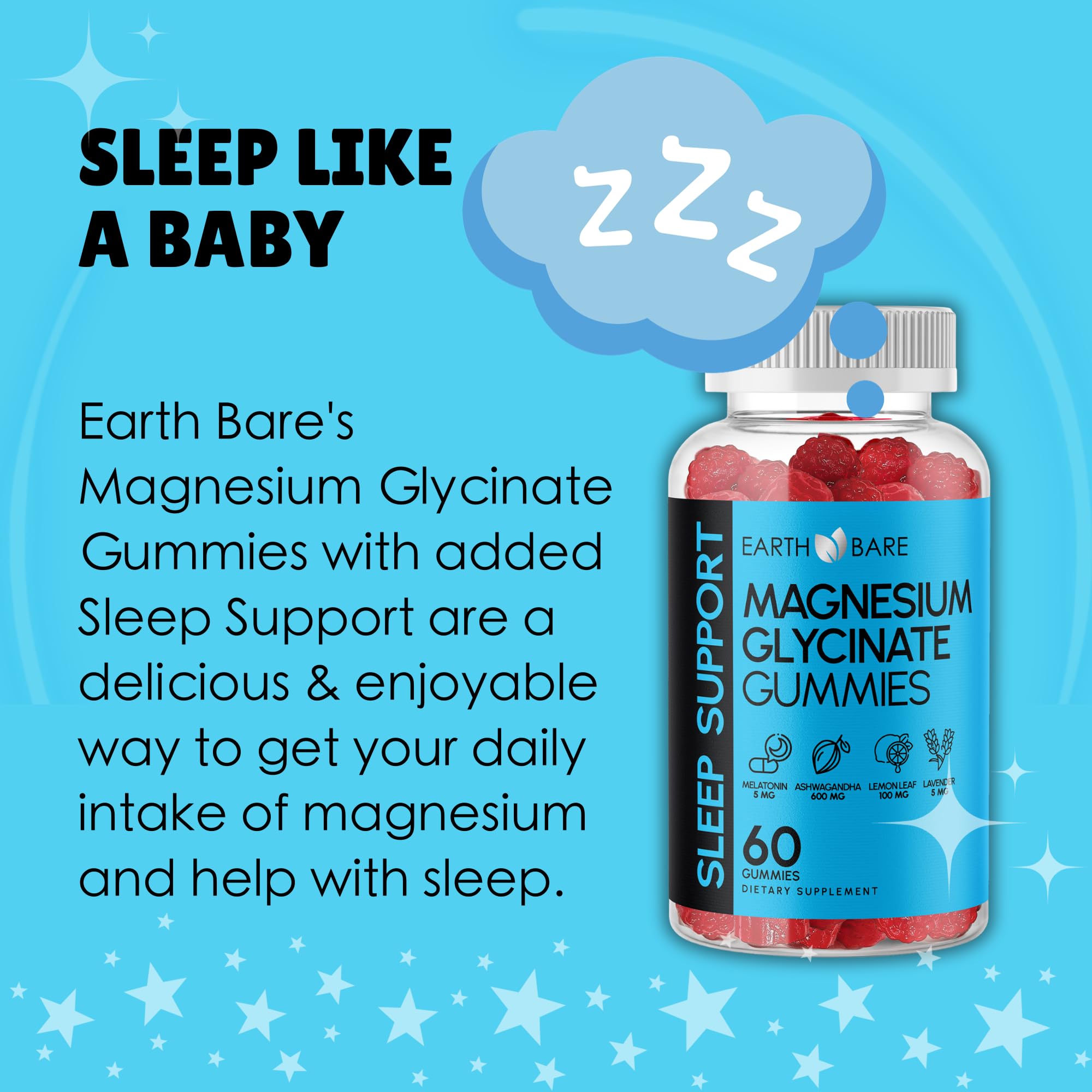 Mua Sleep Gummies Magnesium Bisglycinate - 120 Extra Strength Melatonin ...