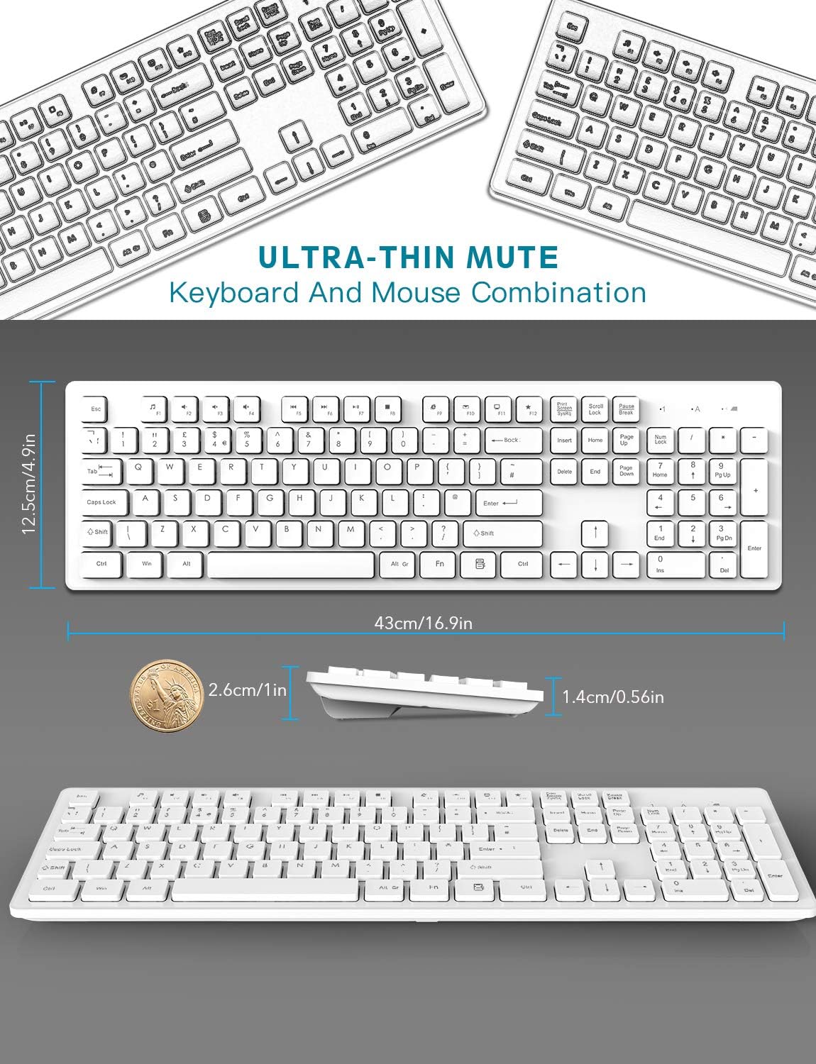 Wireless Keyboard And Mouse Tedgem Wireless Keyboard And Mouse 2 4g Mouse Keyboard Wireless