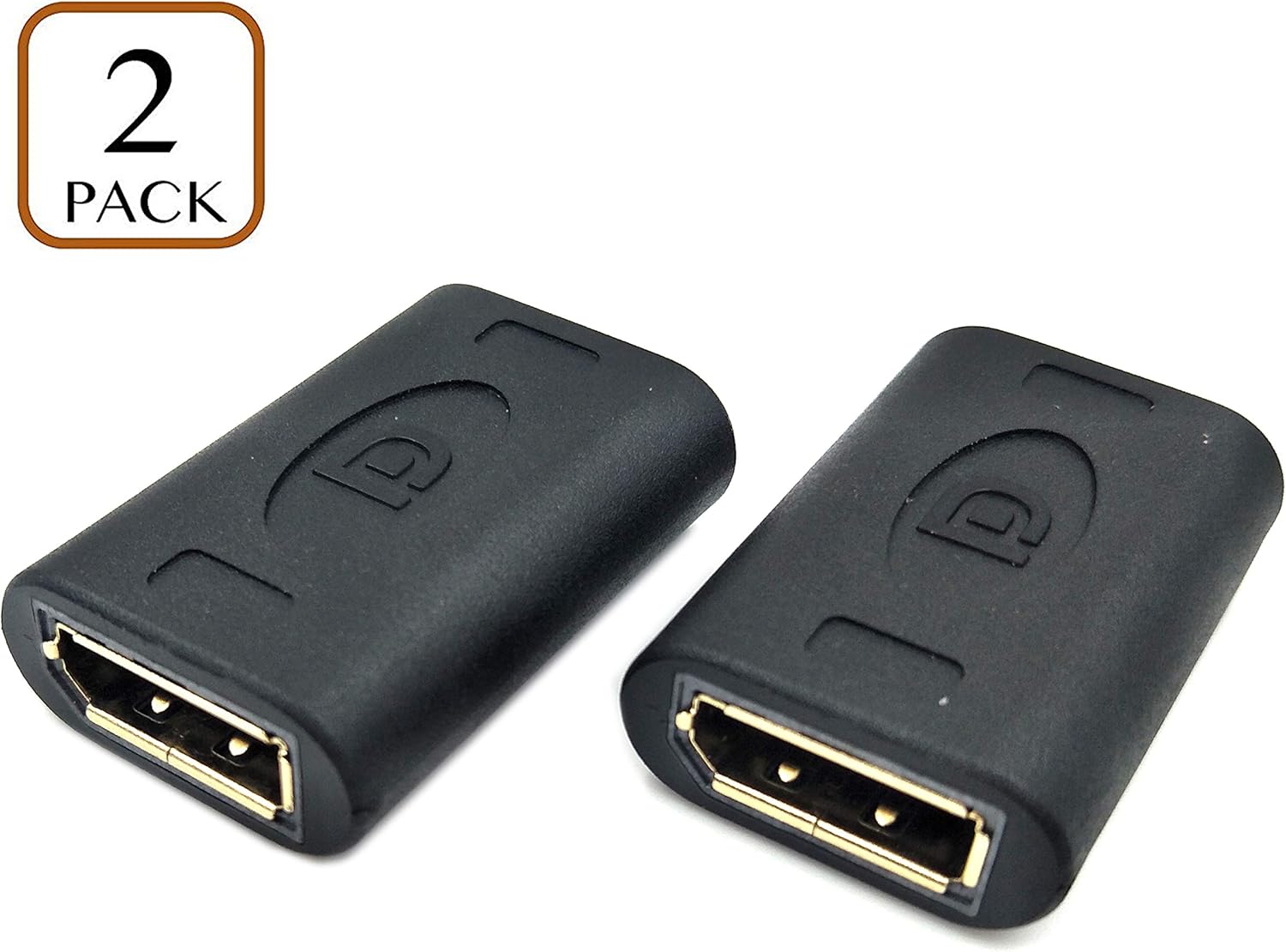 Poyiccot Displayport to Displayport Coupler, 2Pack DisplayPort (DP ...