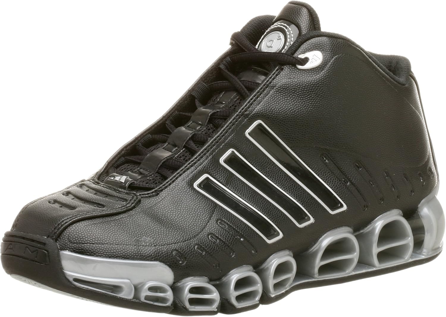 Amazon.com | adidas Men's a3 Chain RXN Basketball Shoe, Black/Black, 12 ...