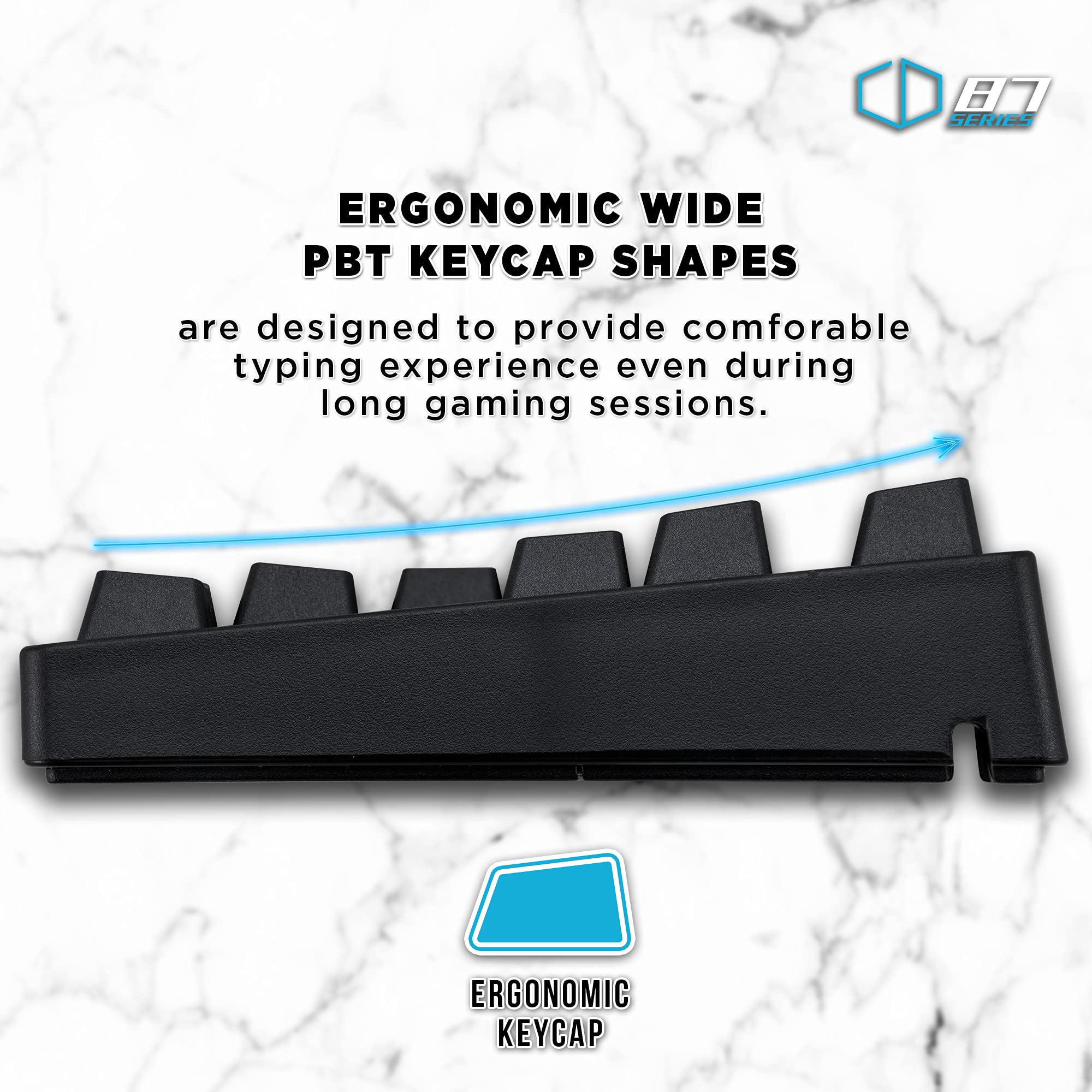 Mua ikbc CD87 V2 Ergonomic Mechanical Keyboard with Cherry MX Clear Switch for Windows and Mac ...