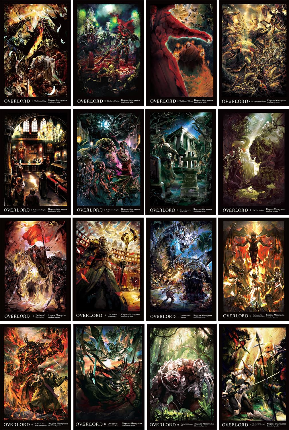 Mua Overlord Light Novel Set 1-16 by Kugane Maruyama trên Amazon Mỹ ...