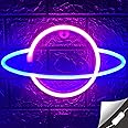 Lumoonosity Planet Neon Sign, USB Powered Planet Light Led Neon Signs ...