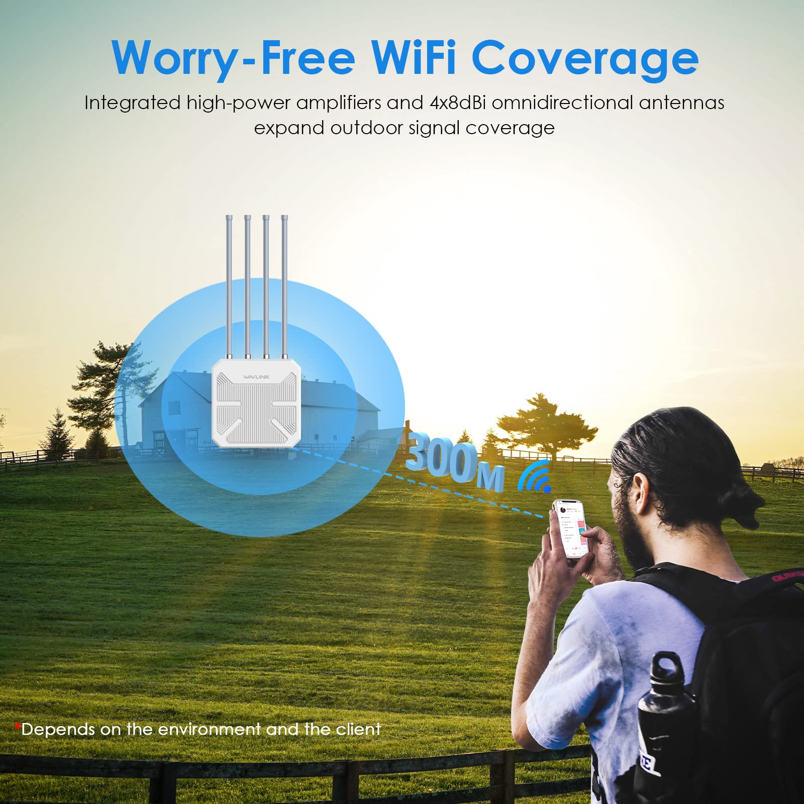 Mua WAVLINK Outdoor WiFi Extender AX1800 Dual Band Long Range WiFi ...