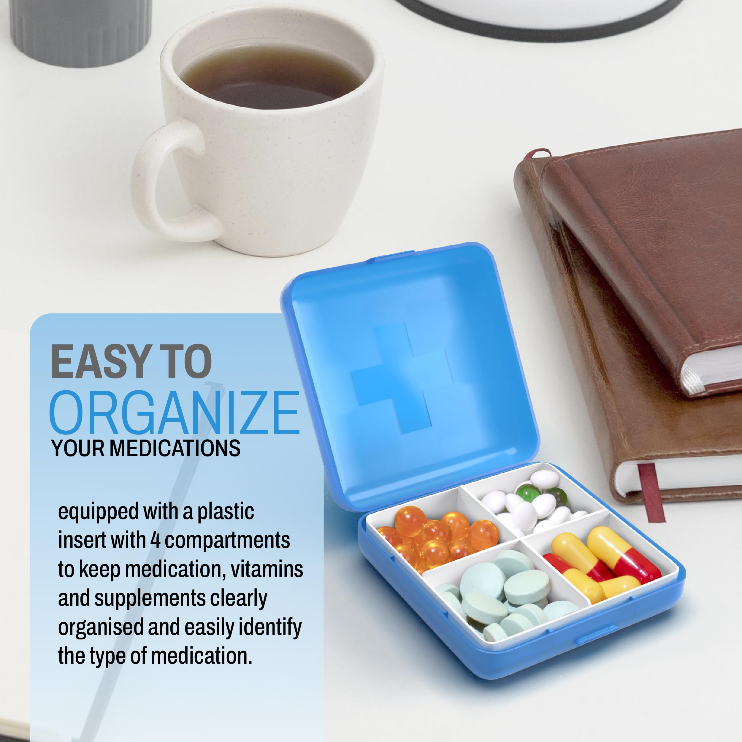 Mua Pill Case Box Bundle with Kirkland Signature Non-Drowsy AllerClear ...