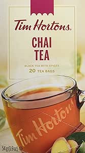 Tim Hortons Chai Tea Bags, 20 Count: Amazon.ca: Grocery