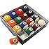 Pool Table Billiard Ball Set - Regulation Size 2-1/4" Full 16 Pool Ball ...