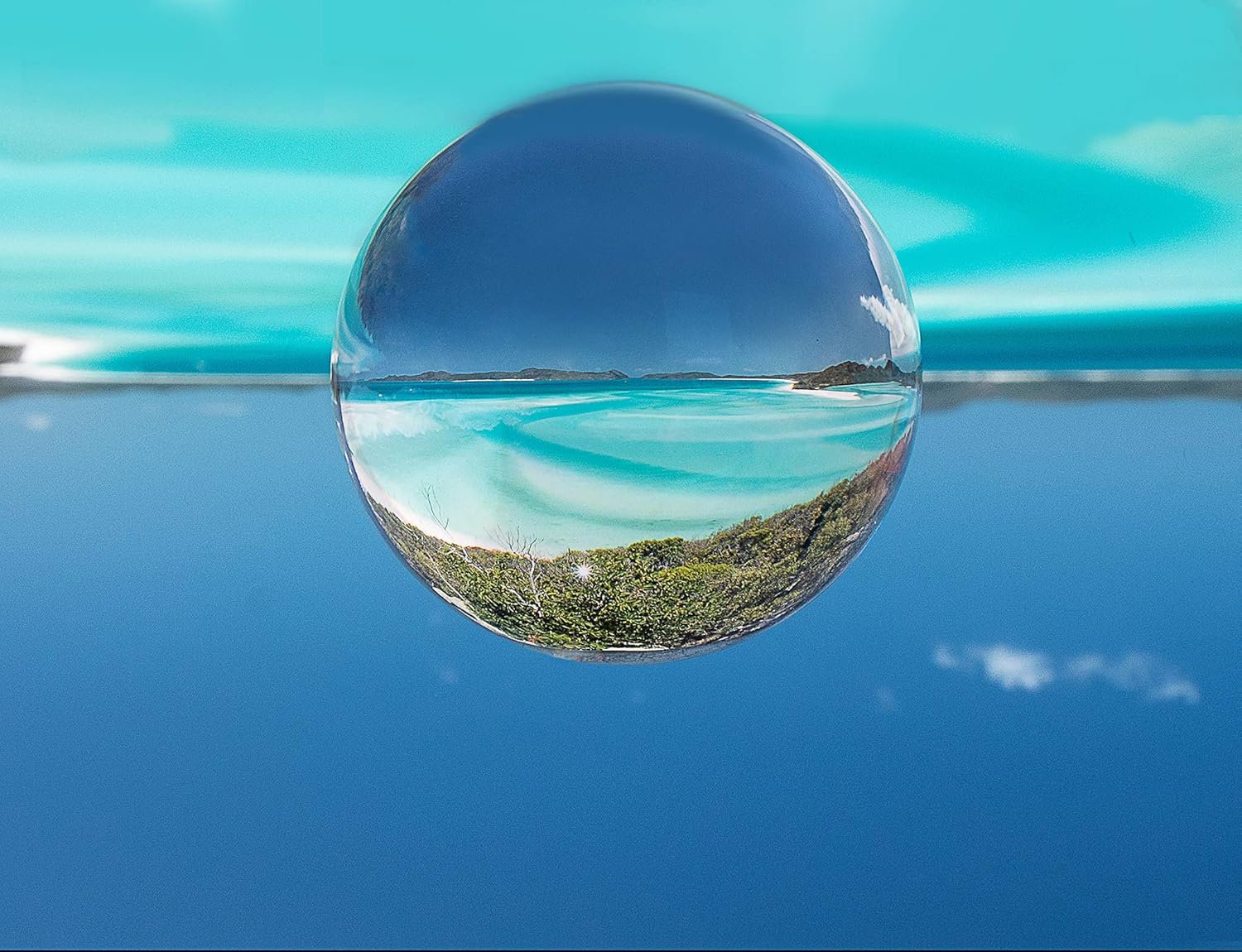 Refractique Lensball 60mm Mini, Clear K9 Crystal Ball Photography Ball ...