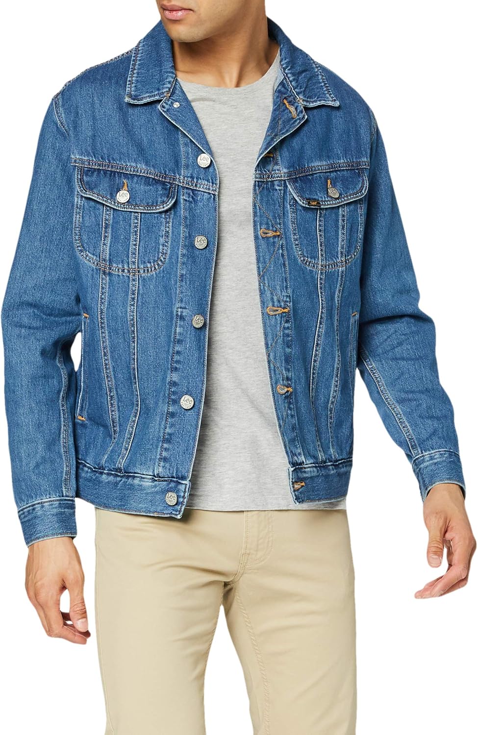 Lee Men's Rider Jacket Denim: Amazon.co.uk: Clothing