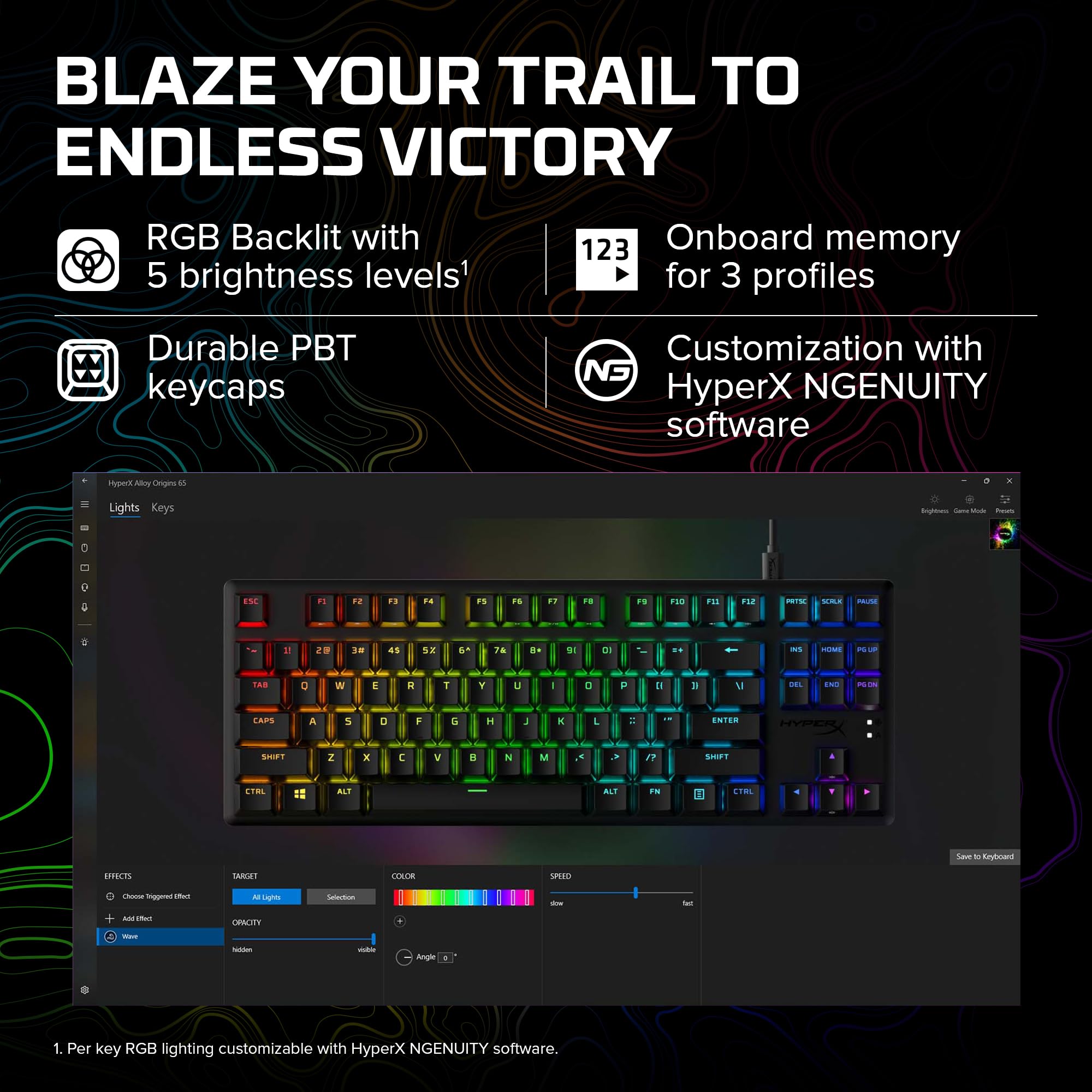 Mua HyperX Alloy Origins Core Mechanical Gaming Keyboard PBT Keycaps ...