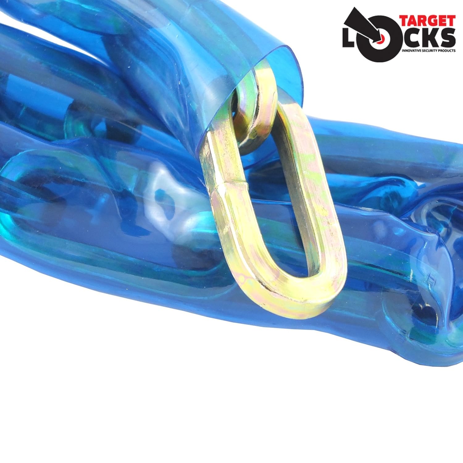 Cadena de seguridad Target Locks con eslabones cuadrados, de acero ...