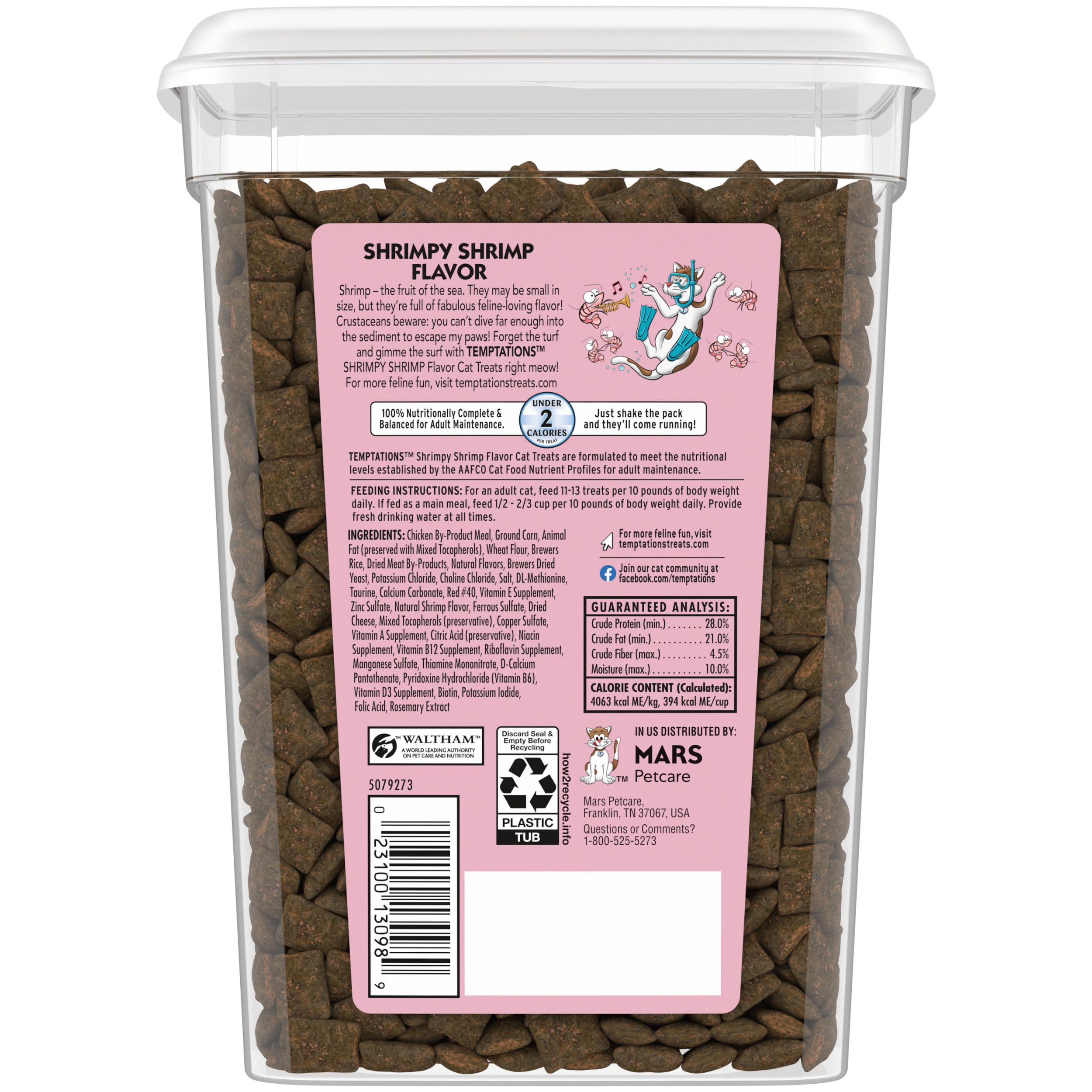 Mua Temptations Classic Crunchy and Soft Cat Treats Shrimpy Shrimp ...