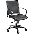 Amazon.com: Eurotech Seating Europa Titanium Mid Back Chair, Black ...