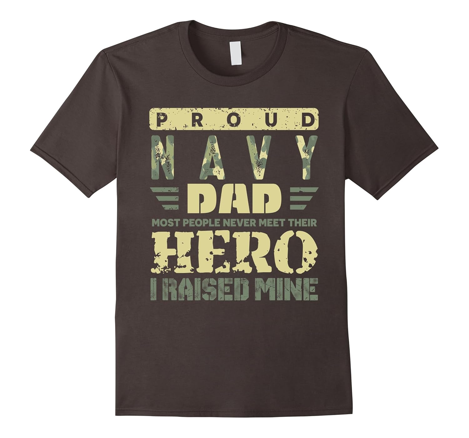 Men’s Proud Navy DAD T-Shirt. My Navy Son My Hero-4LVS – 4loveshirt