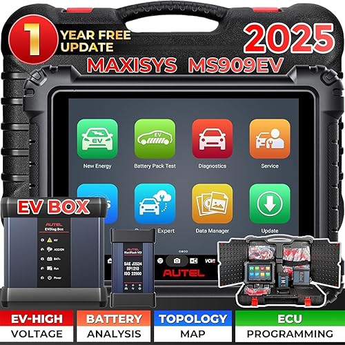 Autel MaxiSYS MS909EV Intelligent Scanner: 2025 Same as Ultra EV with ...