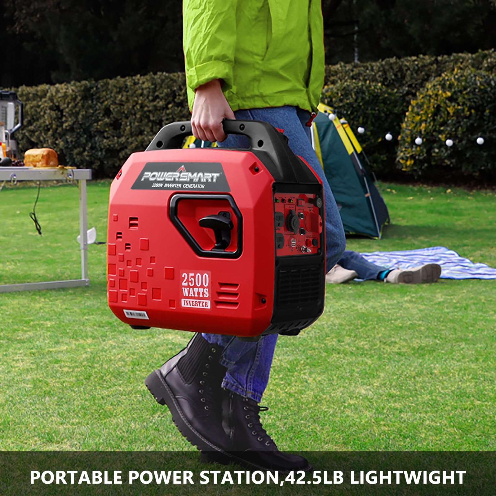 Mua PowerSmart 2500-Watt Gas Powered Portable Inverter Generator, Super ...