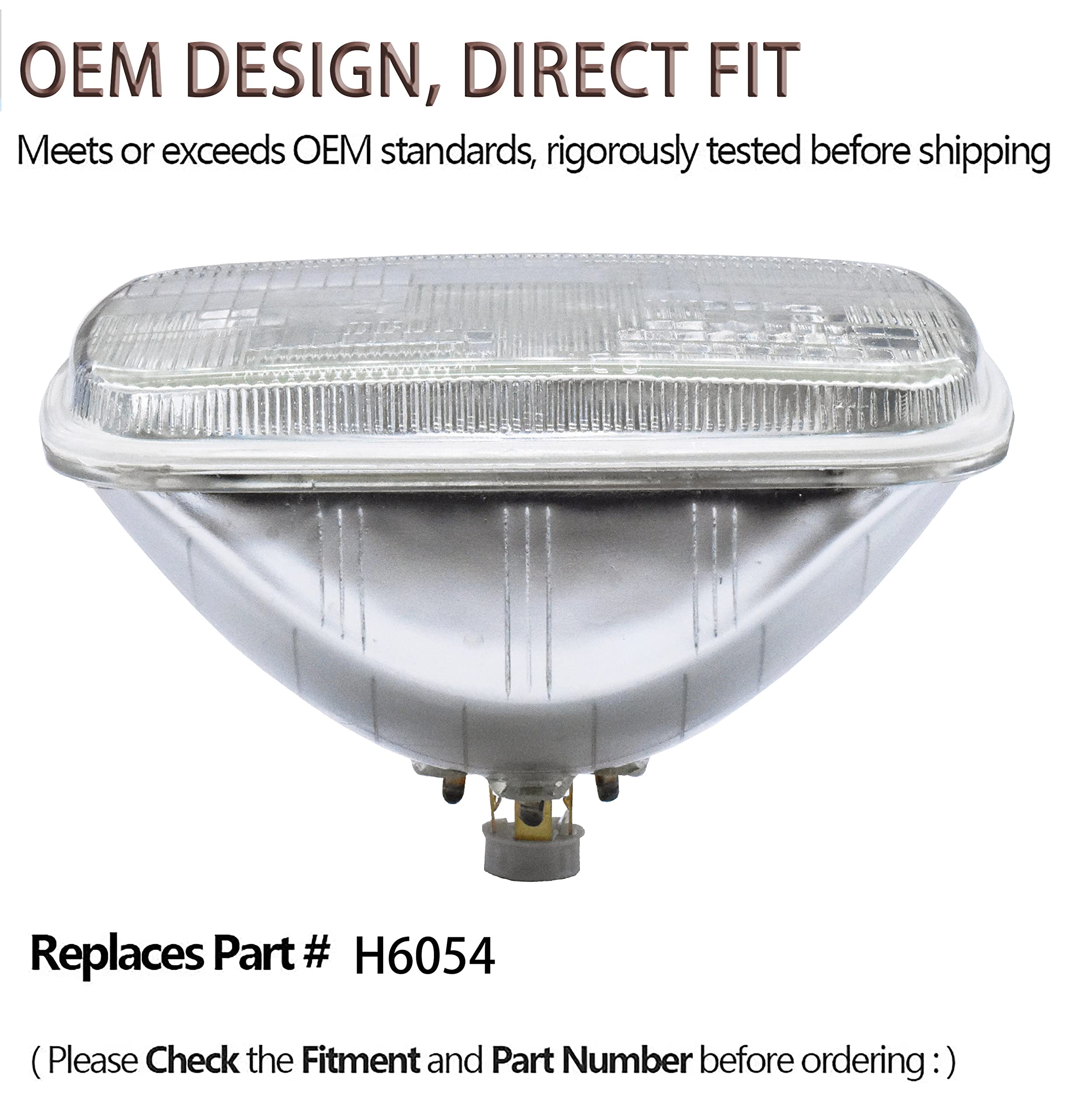 Mua FOXSEON H6054 Super vision Halogen Sealed Beam Headlight Low & High ...