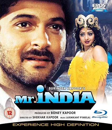 Mr India [Blu-ray]: Amazon.co.uk: Anil Kapoor, Amrish Puri, Ashok Kumar ...