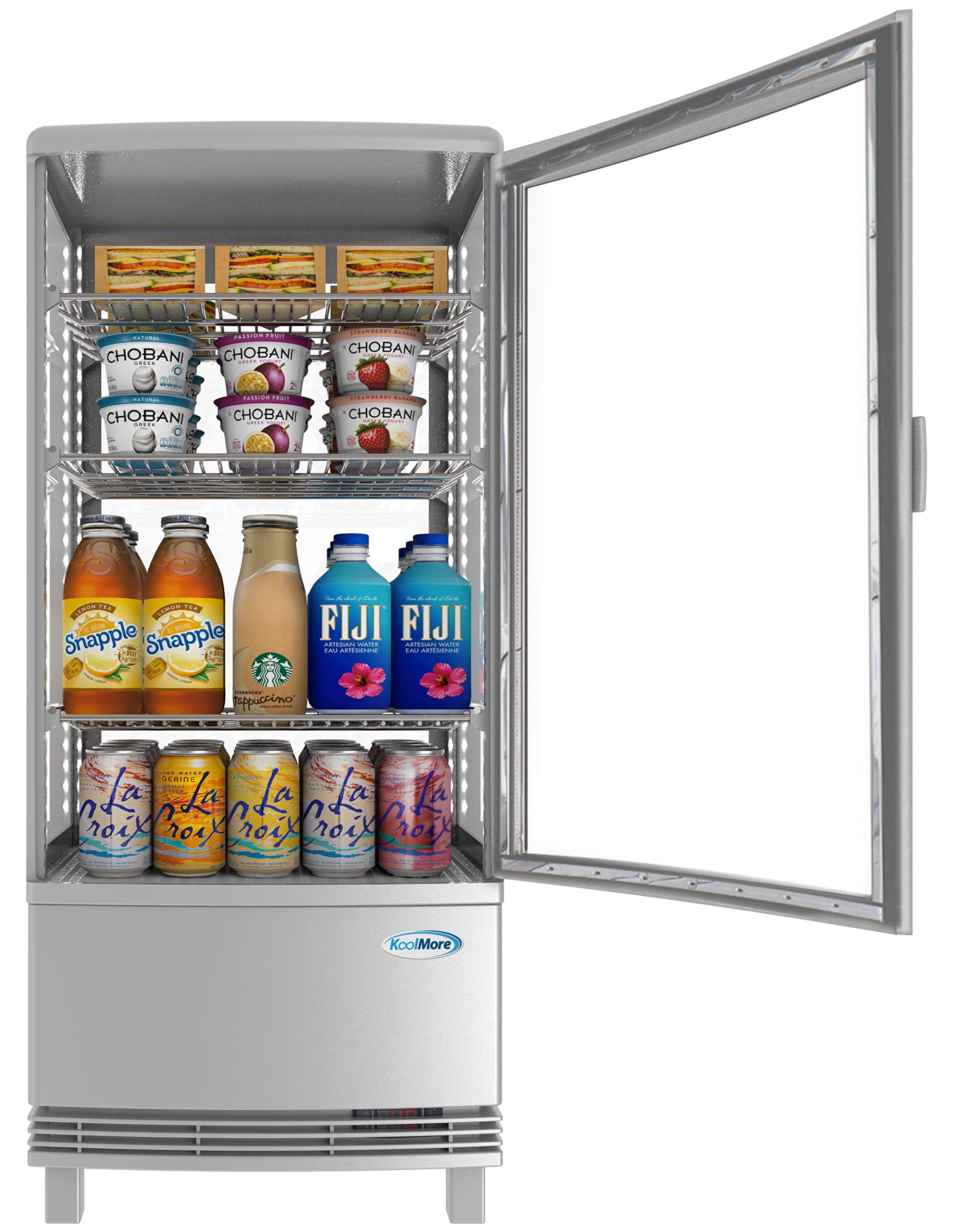 KoolMore CDCU-3C-SV Display Refrigerator, Silver on Galleon Philippines