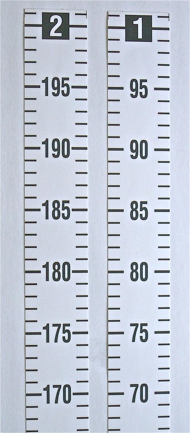Amazon.com: Extra Wide Ruler – Adhesive Backed – 2 Inch Wide X 2 Meter ...