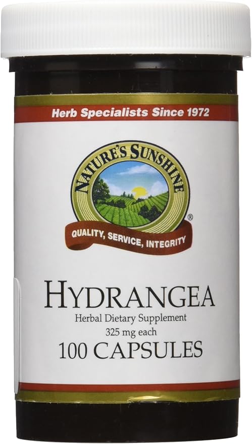 Amazon.com: NATURE'S SUNSHINE Hydrangea Capsules, 100 Count: Health ...