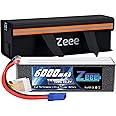 Amazon.com: Zeee 6S Lipo Battery 6000mAh 22.2V 100C Soft Case Battery EC5 Connector 1 Pack ...