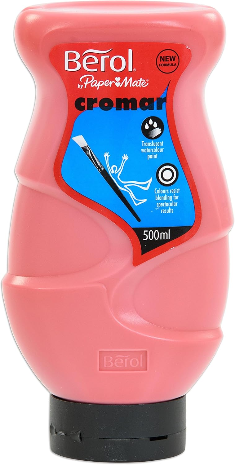 Berol 34301 Cromar Farbe, 500 ml, dunkelrot: Amazon.de: Bürobedarf ...